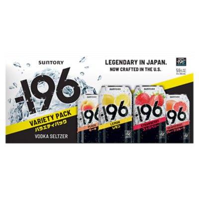 '-196 Vodka Variety Pack Rtd 355 Ml - 355 ML - RideGro LLC